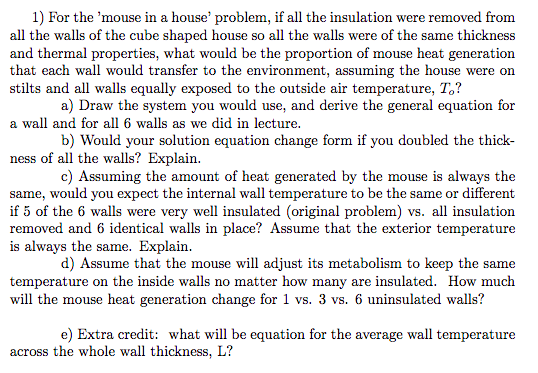 Solved Insulation out 2C A system diagram for a heat balance | Chegg.com