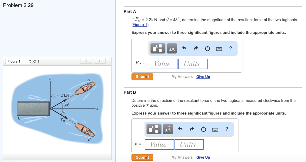 Solved Problem 2.29 Figure 1 of 1 2 kN 300 Part A If FB | Chegg.com Solved Problem 2.29 Figure 1 of 1 2 kN 300 Part A If FB | Chegg.com