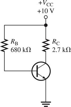 Solved For the base-biased npn transistor in Figure below, | Chegg.com