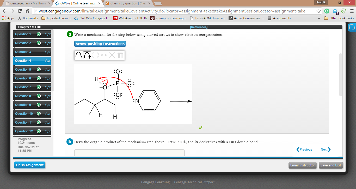 Solved: Write A Mechanism For The Step Below Using Curved ... | Chegg.com