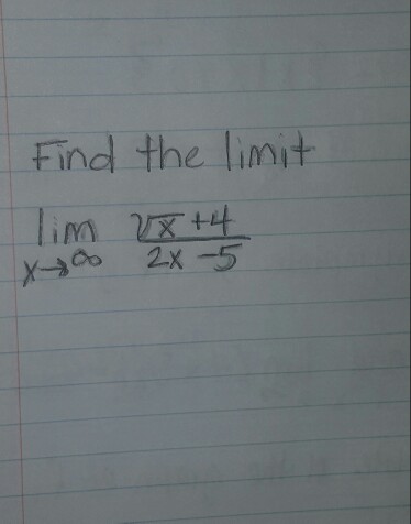Solved Find the limit lim_x rightarrow infinity Squareroot x | Chegg.com