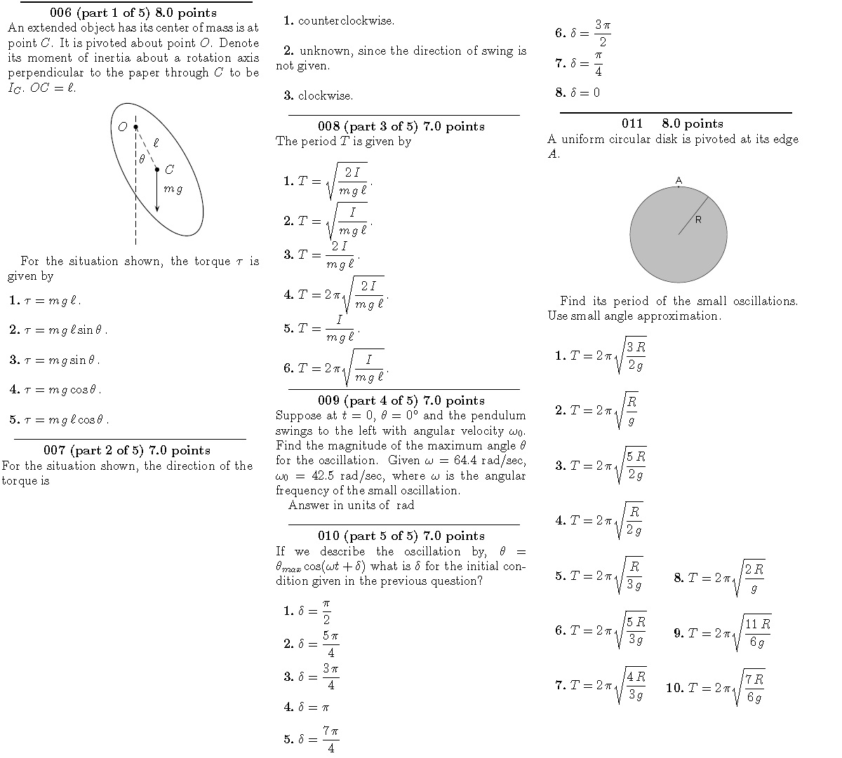 Solved please show steps for question no. 9 | Chegg.com