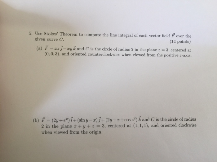 Solved Use Stokes' Theorem to compute the line integral of | Chegg.com