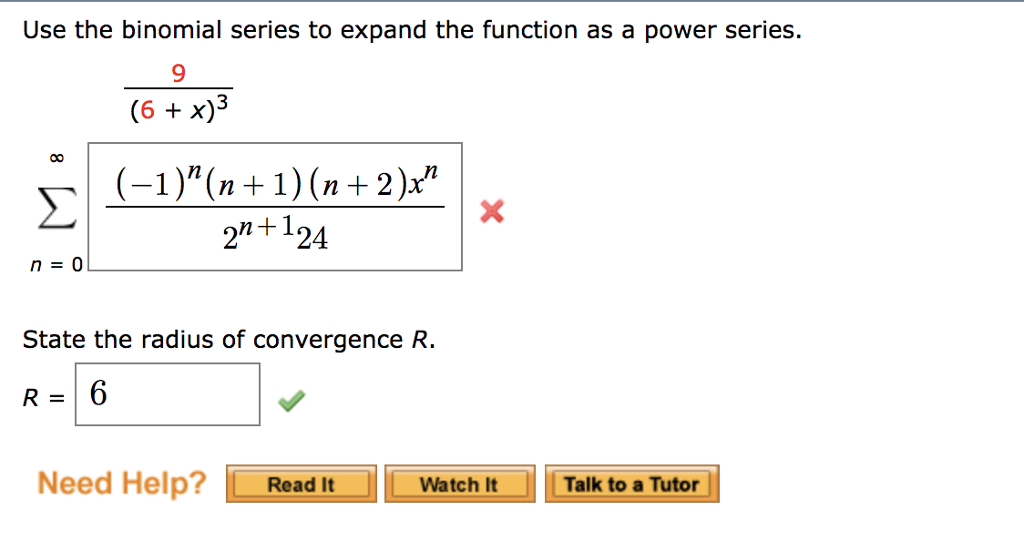 Solved Use the binomial series to expand the function as a | Chegg.com