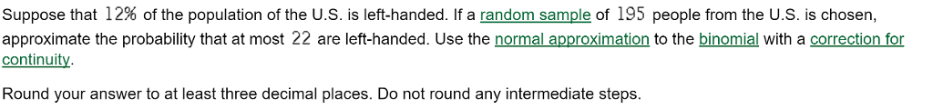 Solved Suppose that 12% of the population of the U.S. is | Chegg.com