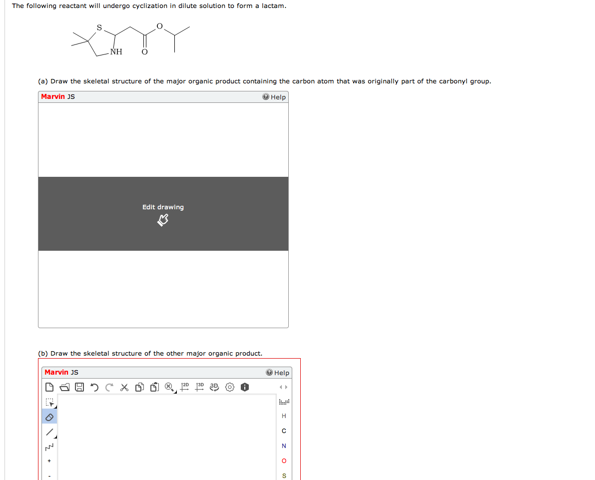 Solved The following reactant will undergo cyclization in | Chegg.com