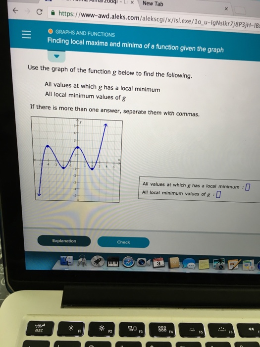 Solved Use the graph of the function g below to find the | Chegg.com