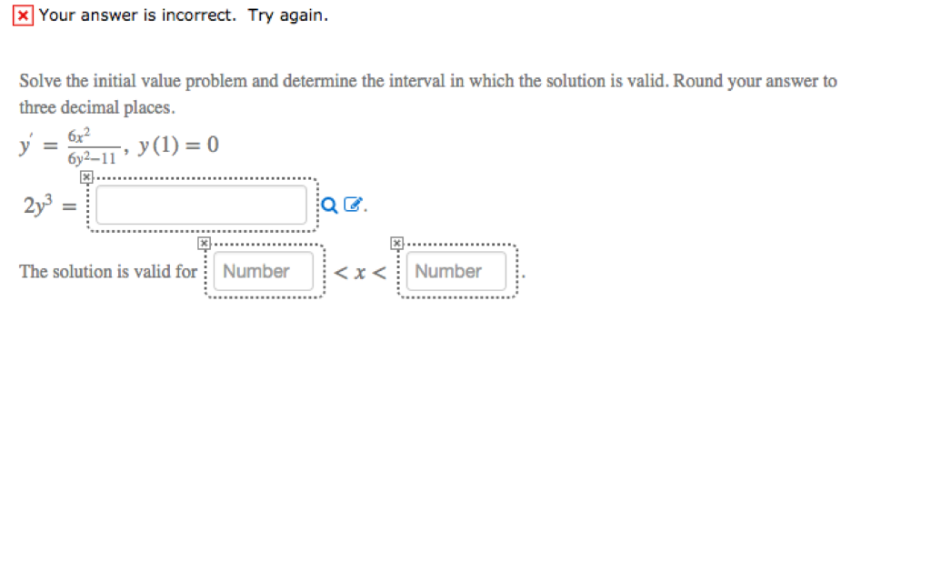 Solved Your answer is incorrect. Try again. Solve the | Chegg.com