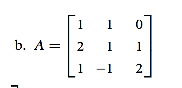 Solved 3. Given each matrix A, find matrices X and Y so that | Chegg.com