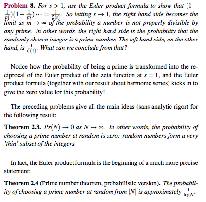 For s > 1, use the Euler product formula to show that | Chegg.com