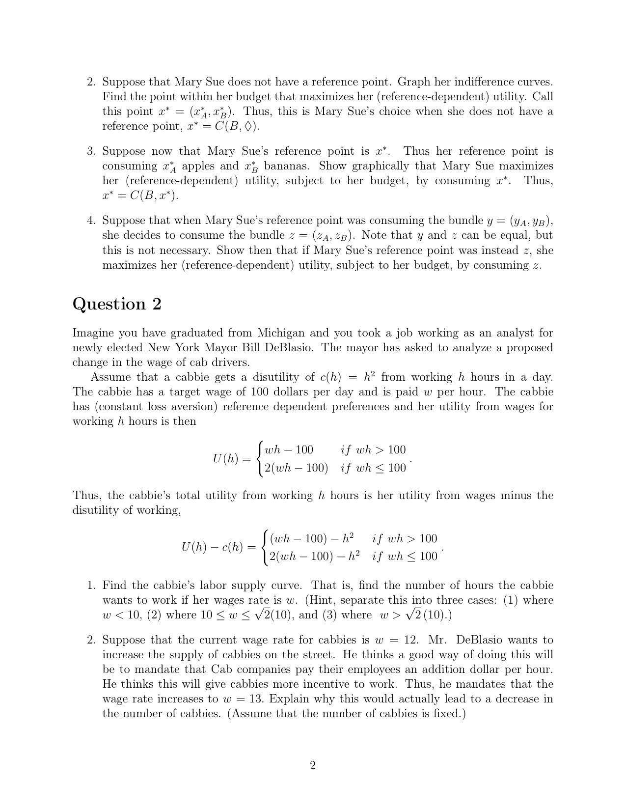 Suppose that Mary Sue does not have a reference | Chegg.com