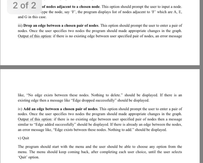 Solved In this programming assignment you are required to | Chegg.com
