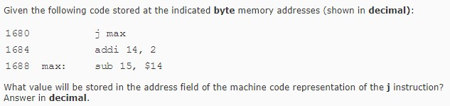 Solved Given the following code stored at the indicated byte | Chegg.com