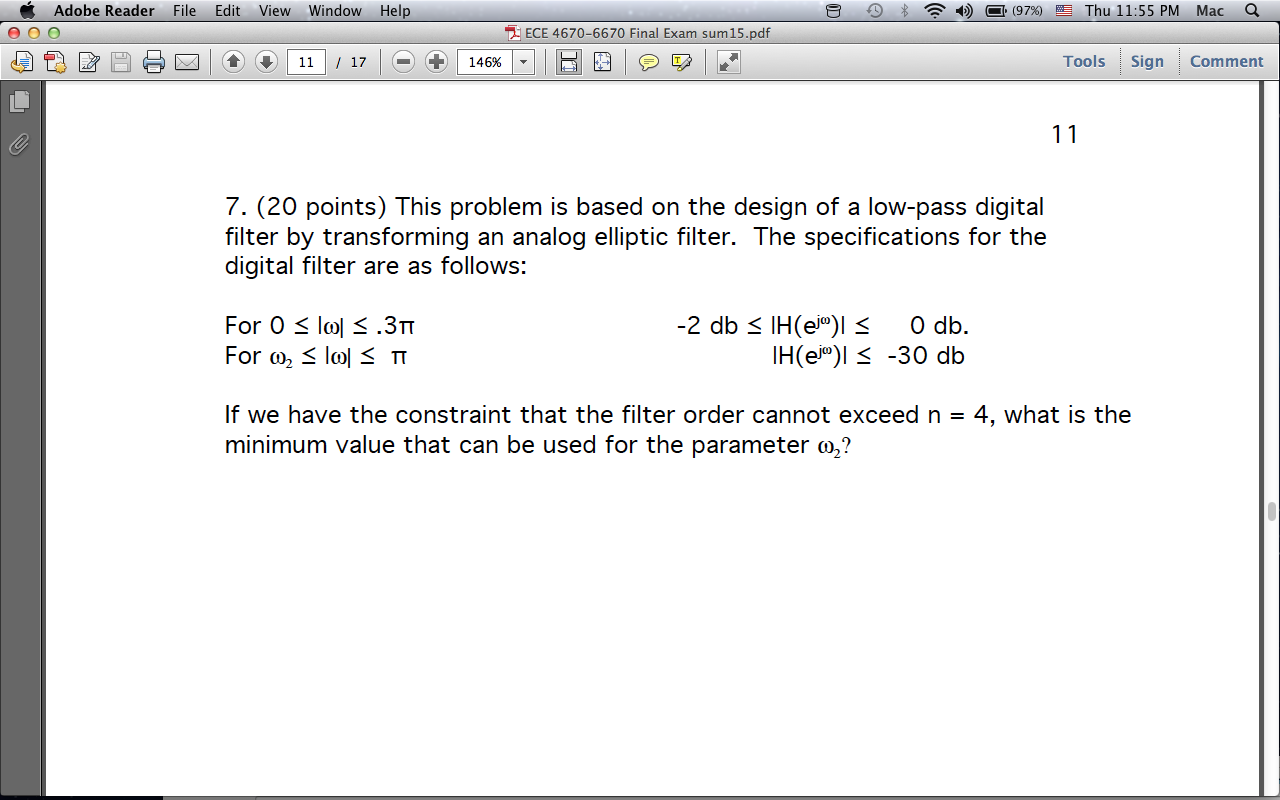 Solved 7. (20 points) This problem is based on the design of | Chegg.com