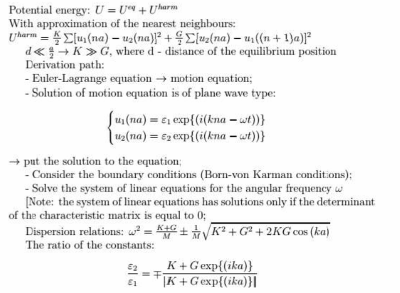 Solved Derive the normal modes of a one dimensional lattice | Chegg.com
