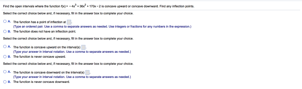 Solved Find the open intervals where the function f(x) = | Chegg.com