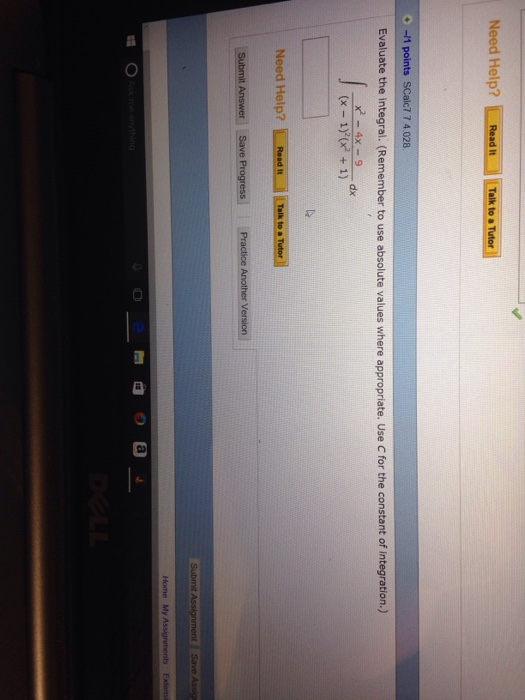 solved-evaluate-the-integral-remember-to-use-absolute-chegg