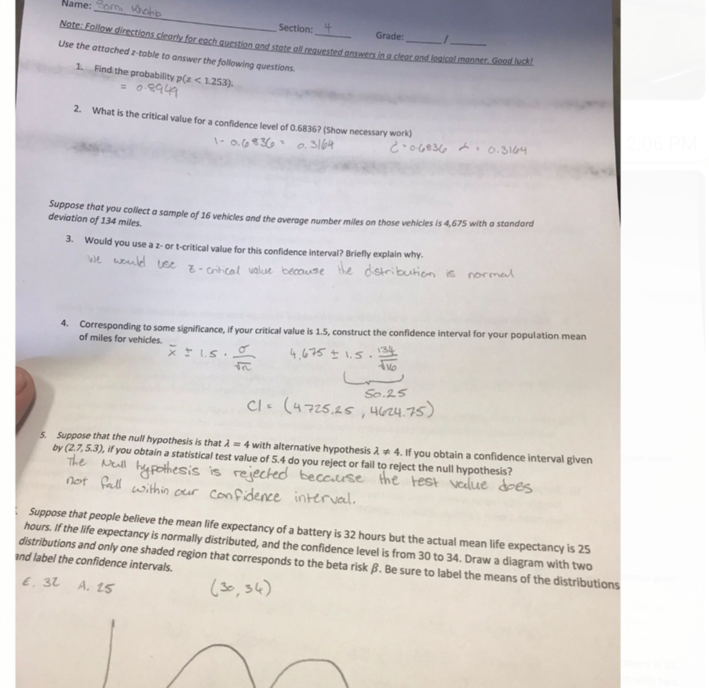 Solved Name: Somi h Section: Grade: rection logical manner. | Chegg.com