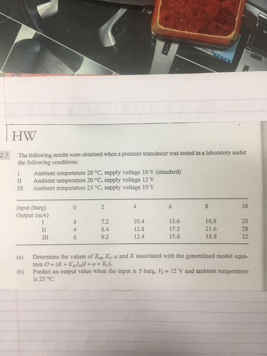 Solved The following results were obtained when a pressure | Chegg.com Solved The following results were obtained when a pressure | Chegg.com