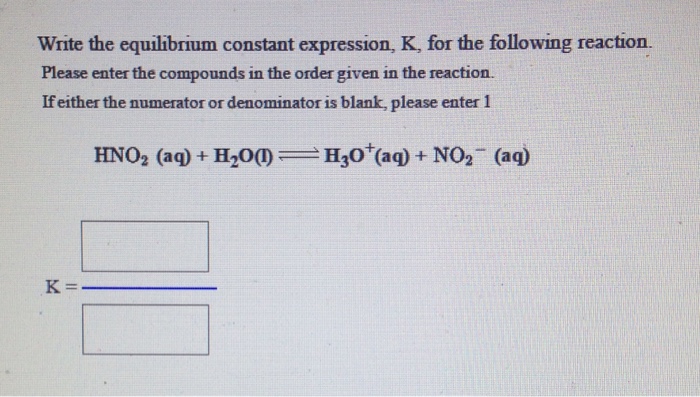 Solved Write the Ka expression for an aqueous solution of | Chegg.com