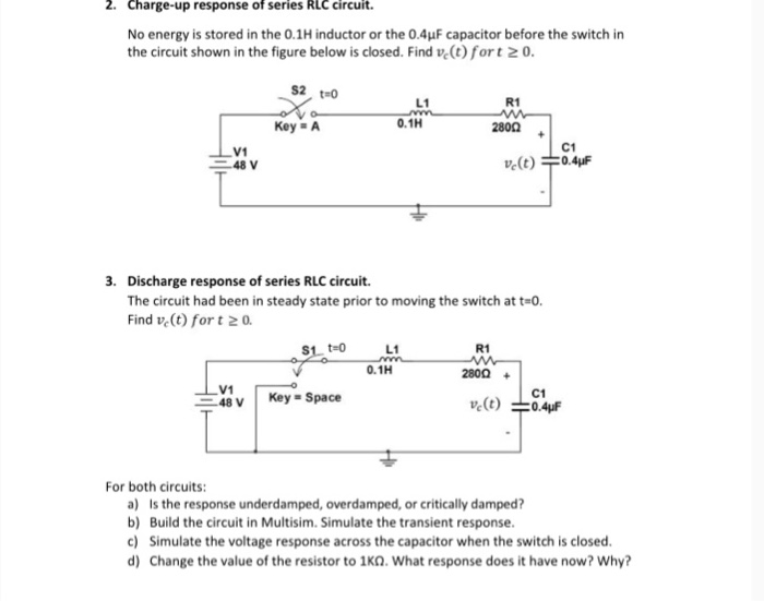 Solved Charge-up response of series RIC circuit. No energy | Chegg.com