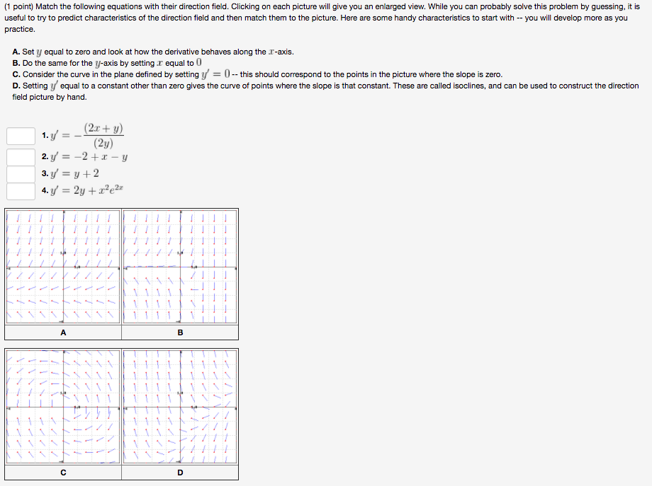 Solved Match the following equations with their direction | Chegg.com