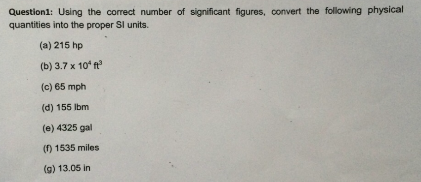 Solved Using the correct number of significant figures, | Chegg.com