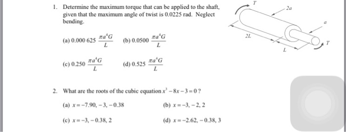 Solved Determine the maximum torque that can be applied to | Chegg.com