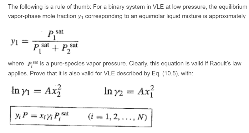The following is a rule of thumb: For a binary system | Chegg.com