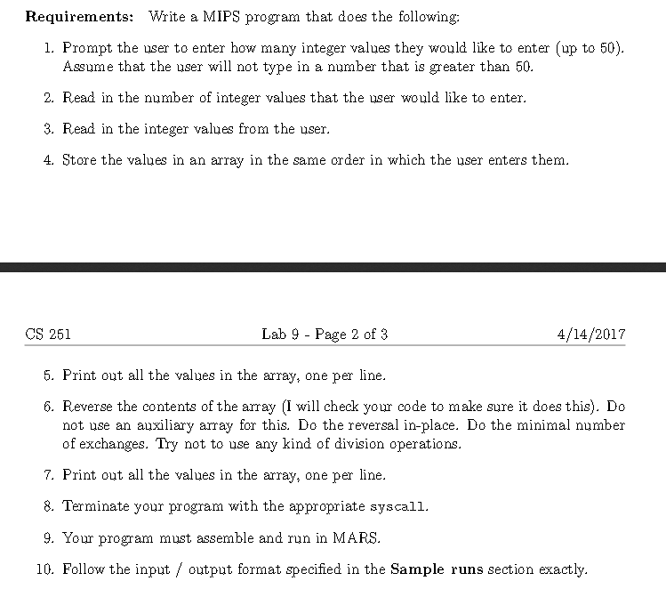 Introduction In this lab, you will write a MIPS | Chegg.com