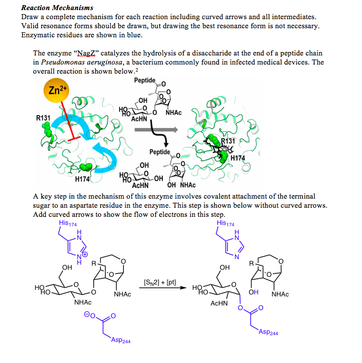 Solved Draw a complete mechanism for each reaction including | Chegg.com