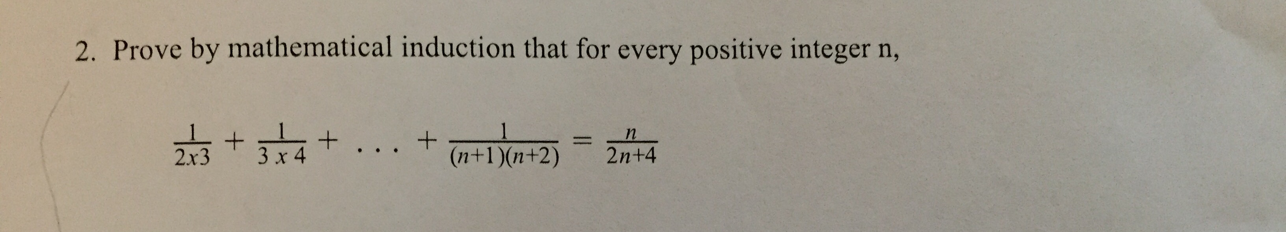 Solved Prove by mathematical induction that for every | Chegg.com