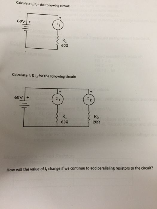 Solved Calculate I_1 for the following circuit: Calculate | Chegg.com
