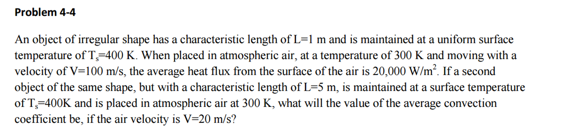 Solved An object of irregular shape has a characteristic | Chegg.com