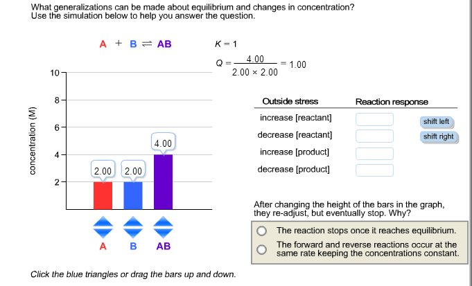 Solved What generalizations can be made about equilibrium | Chegg.com