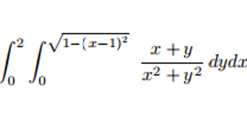Solved Evaluate the double integral Integral^2_0 | Chegg.com