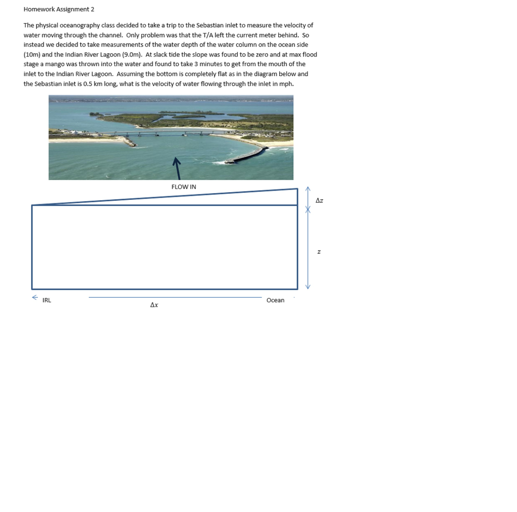 Solved The physical oceanography class decided to take a | Chegg.com