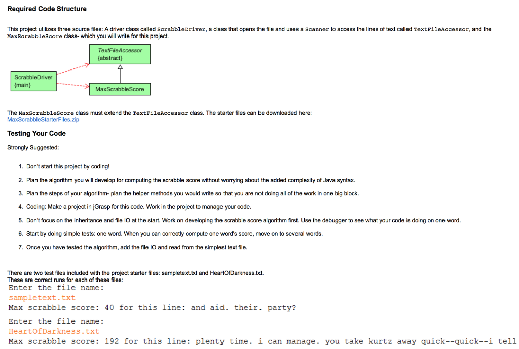 Overview The board game Scrabble works by assigning | Chegg.com
