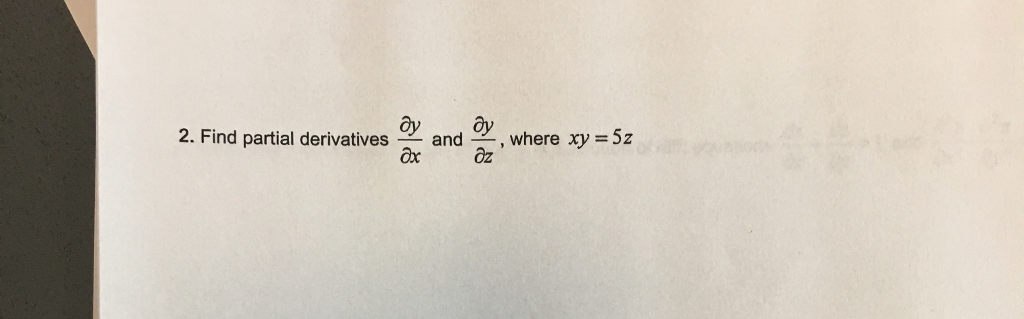 Solved Find partial derivatives partial differential | Chegg.com