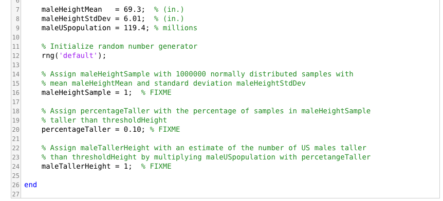 Solved Estimating the number of US males taller than the | Chegg.com