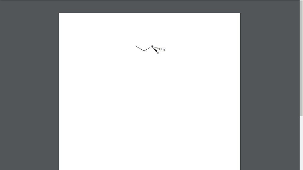 Solved How should we describe the following amine (at room | Chegg.com