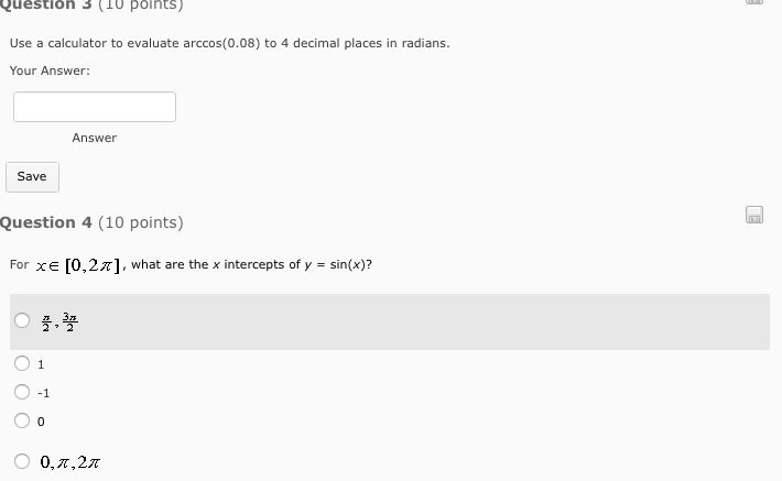 Solved uestion 3 (1U polnts) Use a calculator to evaluate | Chegg.com Solved uestion 3 (1U polnts) Use a calculator to evaluate | Chegg.com