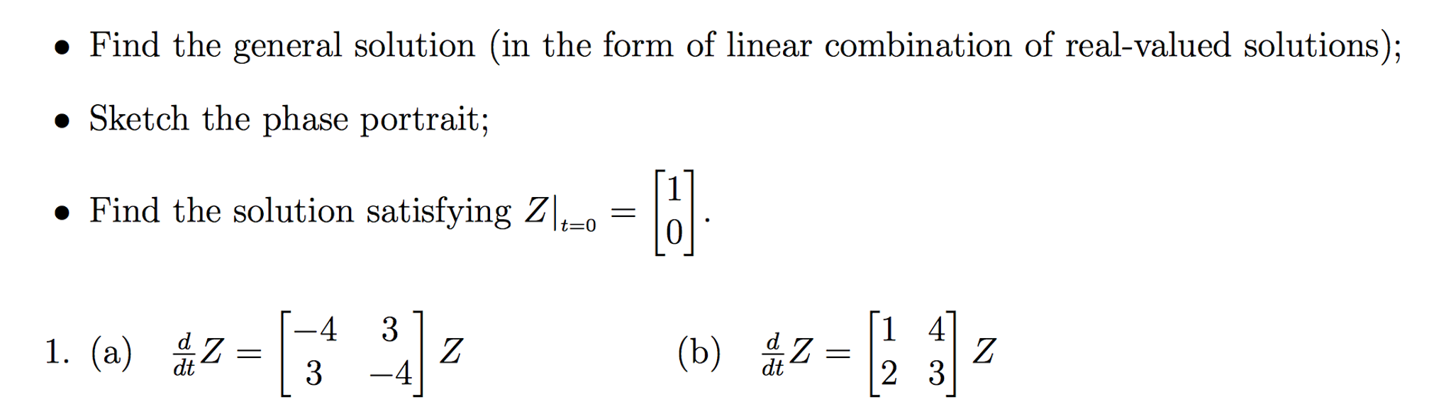 Solved Find the general solution (in the form of linear | Chegg.com