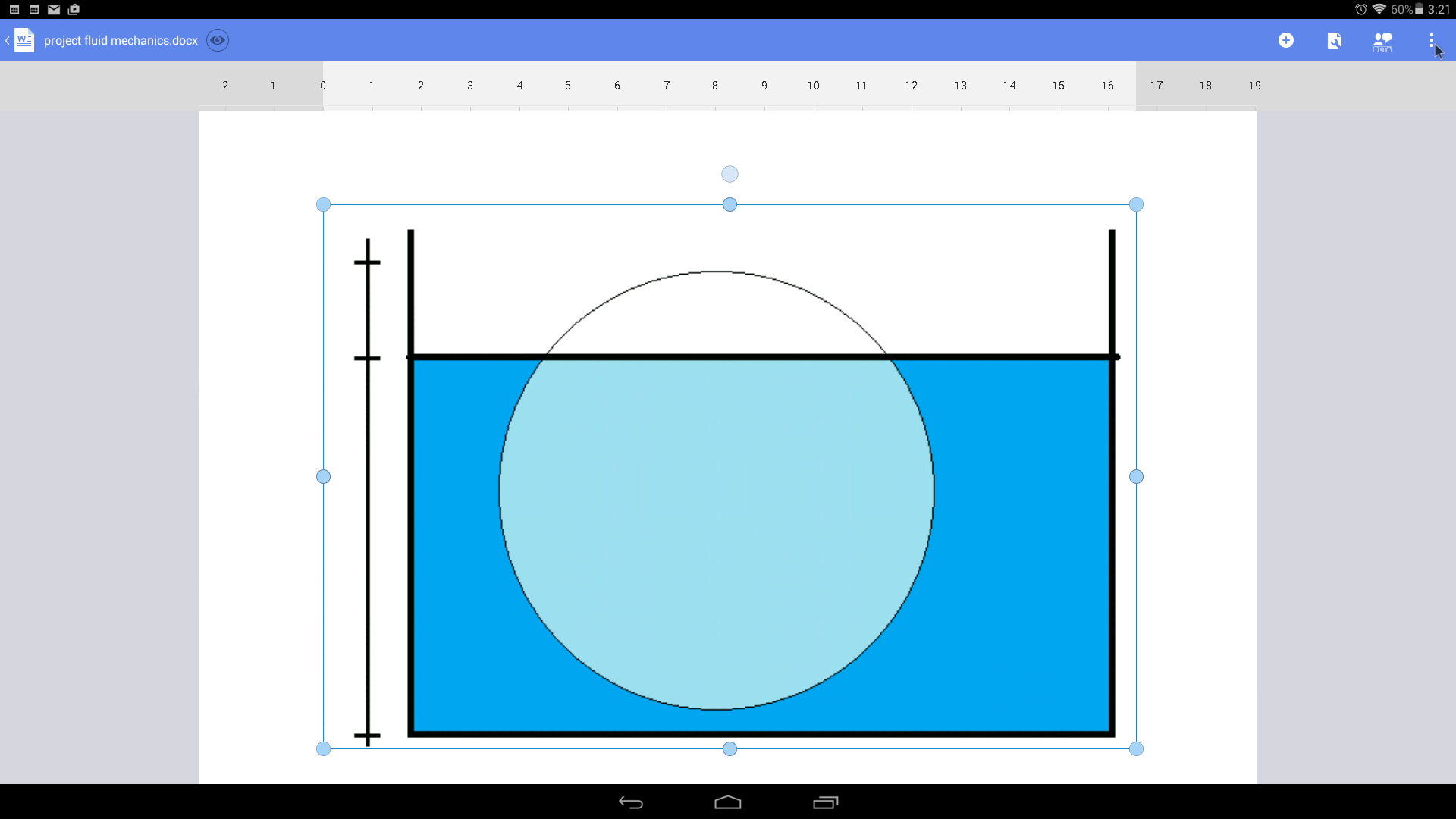 Solved How much of the ball (length) can you see above the | Chegg.com