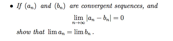 Solved . If (an) and (bn) are convergent sequences, and show | Chegg.com