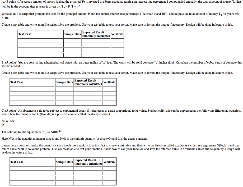 Solved If a certain amount of money (called the principal P) | Chegg.com