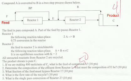 Compound A is converted to B in a two-step process | Chegg.com