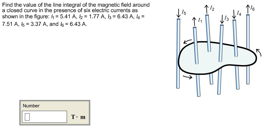 Solved Find the value of the line integral of the magnetic | Chegg.com