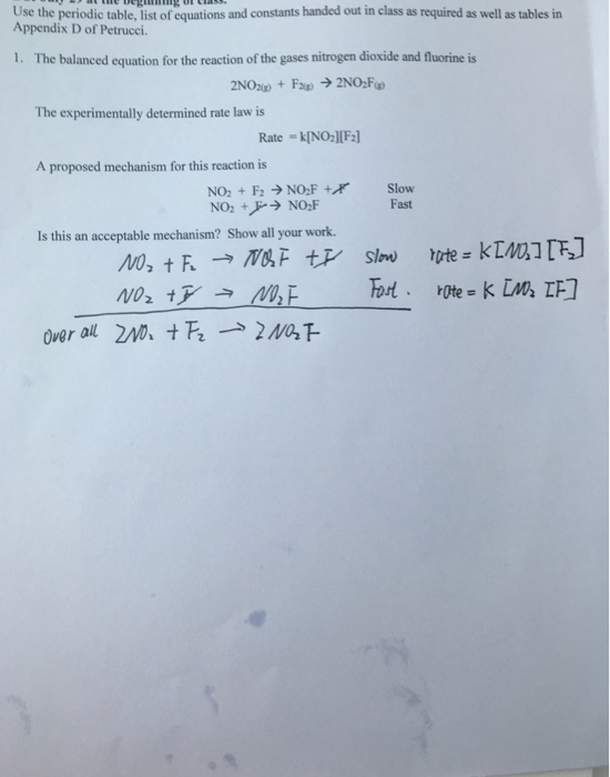 Solved Use the periodic table, list of equations and | Chegg.com