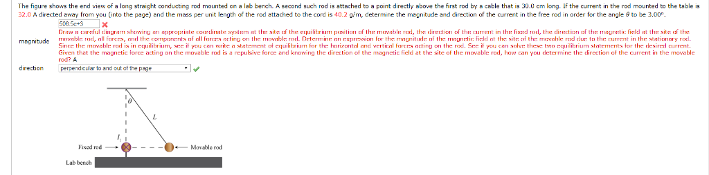 Solved The figure shows the end view of a long straight | Chegg.com